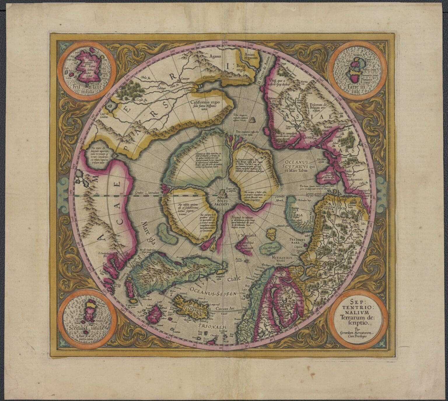 The oldest printed maps of the Farthest North - Framsenteret