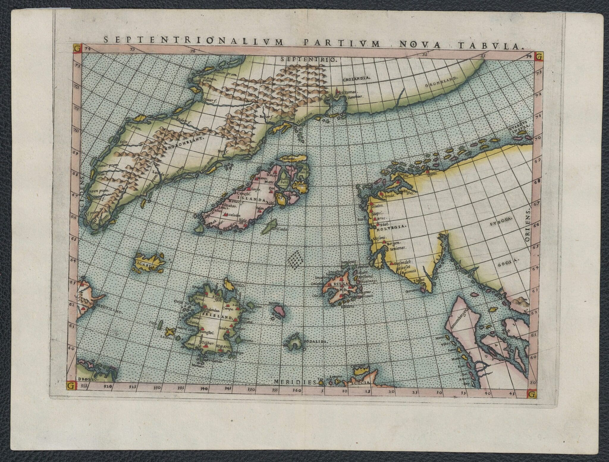 The oldest printed maps of the Farthest North - Framsenteret